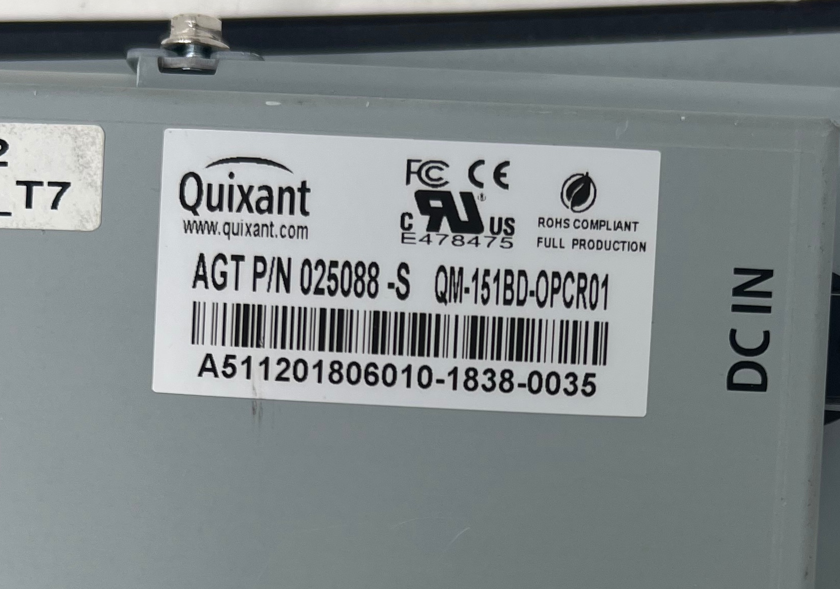 Ainsworth 640 Button Panel - WSPS Las Vegas